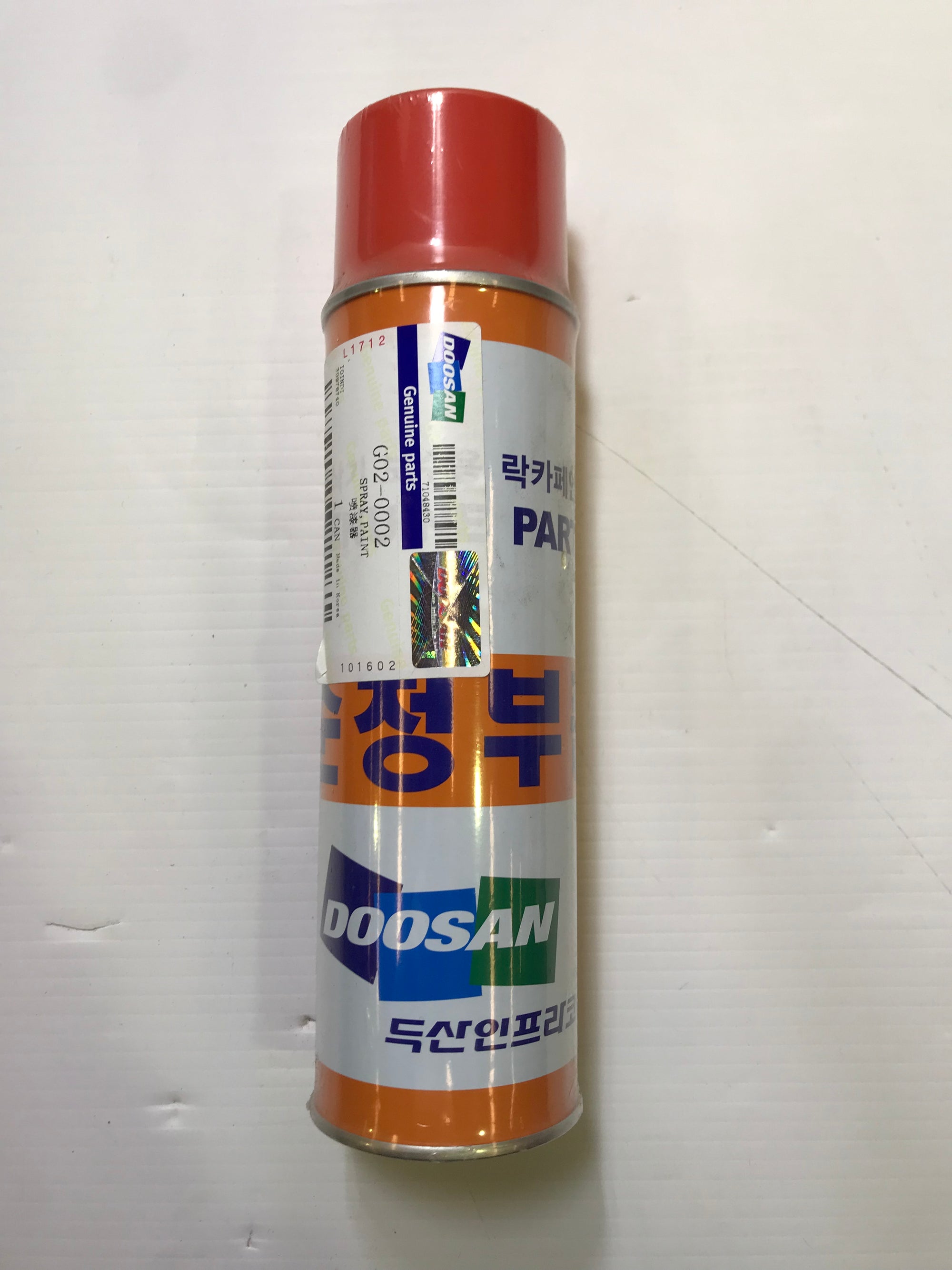 DOOSAN ORANGE 300G SPRAY PAINT - G02-0002 - Source My Parts